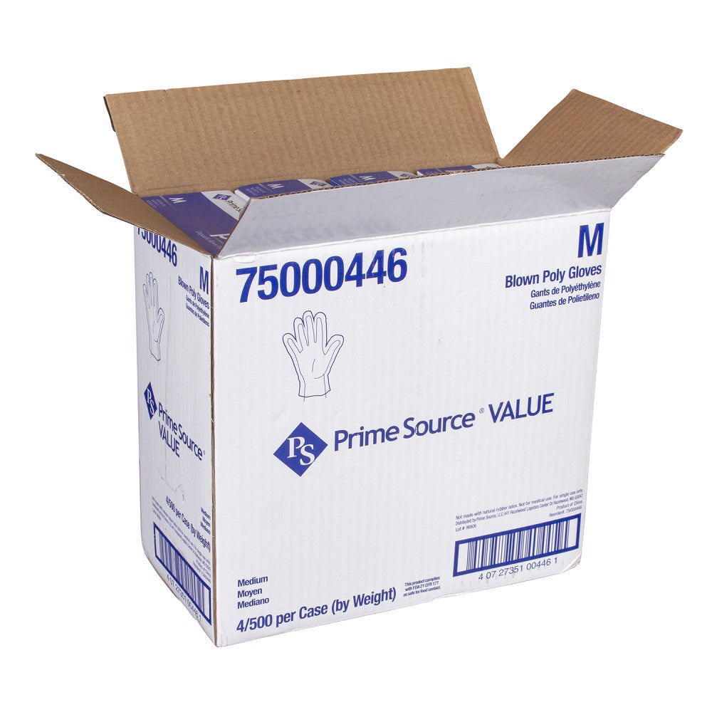 Prime Source® Blown Poly Value Glove, Clear, .3 Mil – Klear Right ...