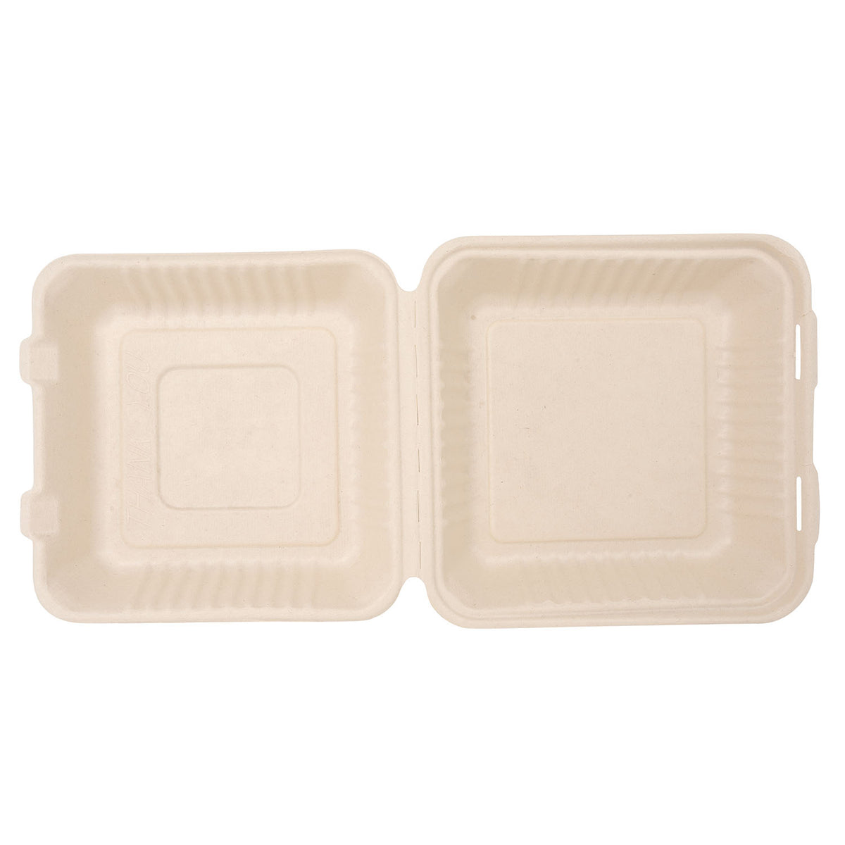 Premier Essential Molded Fiber 1-Compartment Clamshell Container, Kraf ...